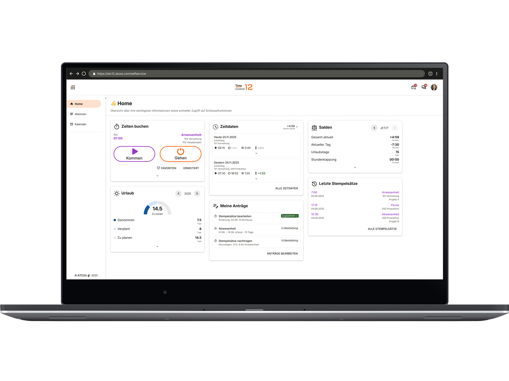 ATOSS Time Control: Arbeitszeiten effizient managen